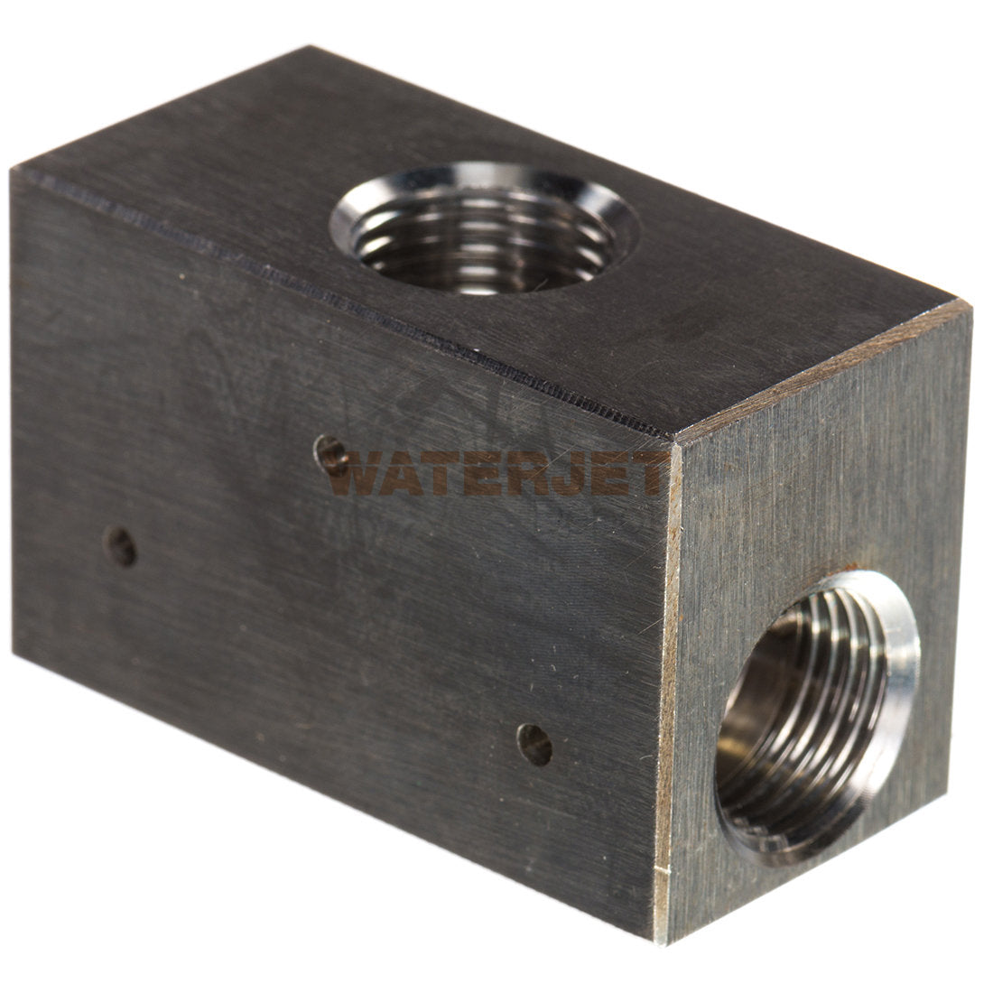 Flow Style 100K 3/8" Tee Block OEM # : N/A – Waterjet Depot